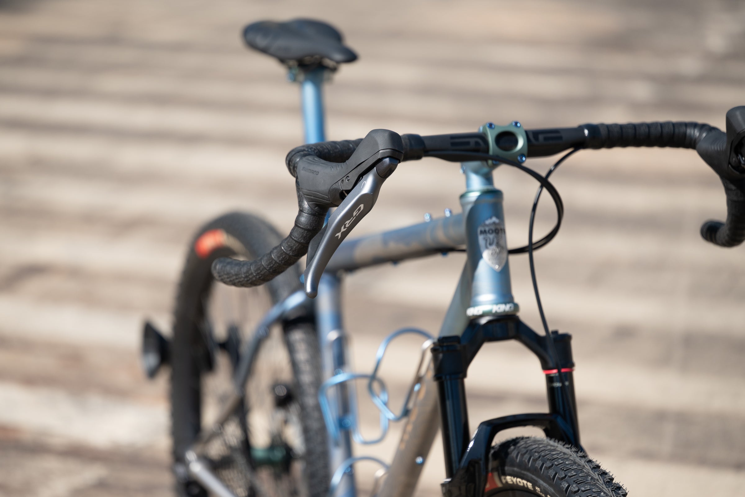 Moots Adventure Bike With Suspension Teased at MADE Bike Show