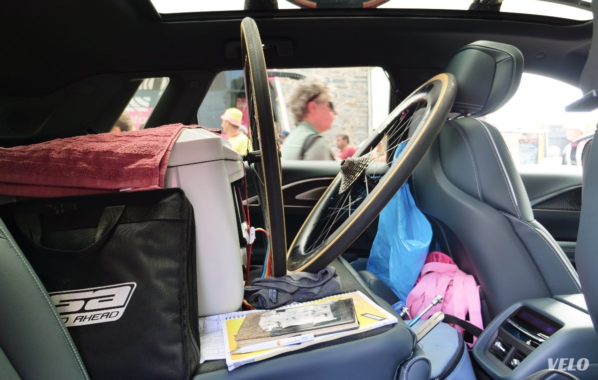 What Gets Packed into a Team Car at a Pro Bike Race - Velo